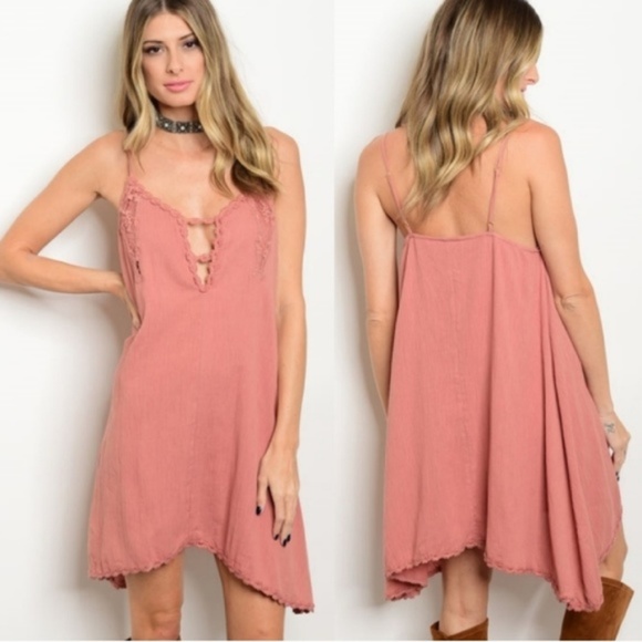 Dresses | 1 Left Pink Tank Dress | Poshmark